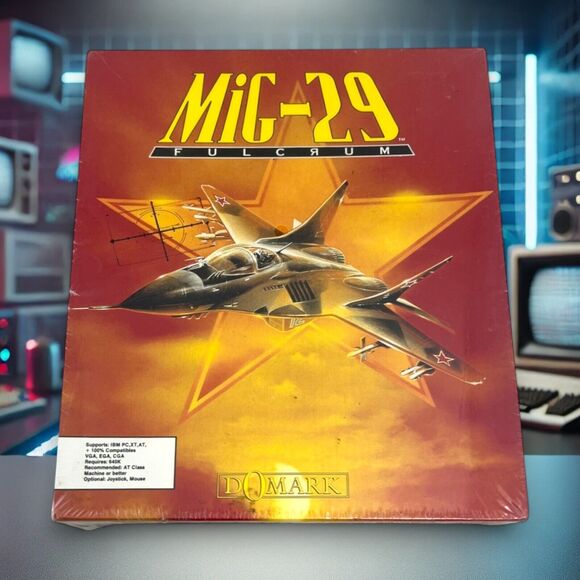 Domark | Video Games & Consoles | Rare Mig29 Fulcrum Big Box Video Game ...
